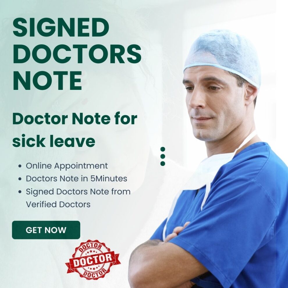 Doctors Note for flu Template Sample Printable