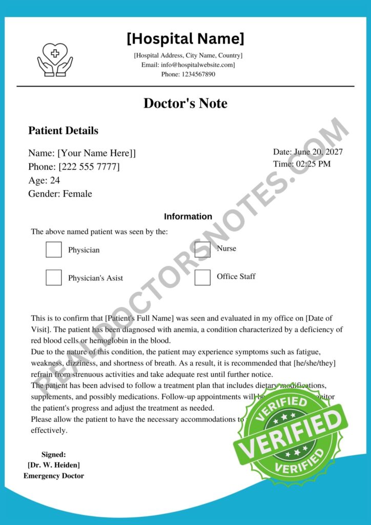 Doctors Note - Real Doctors Note For Work and School [Get in 5 Minutes]