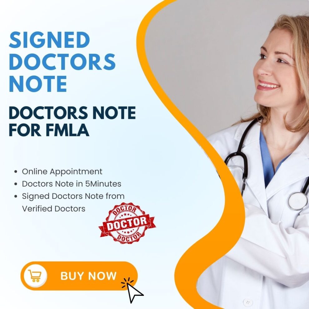 Doctors Note for FMLA Template [Printable & Signed]