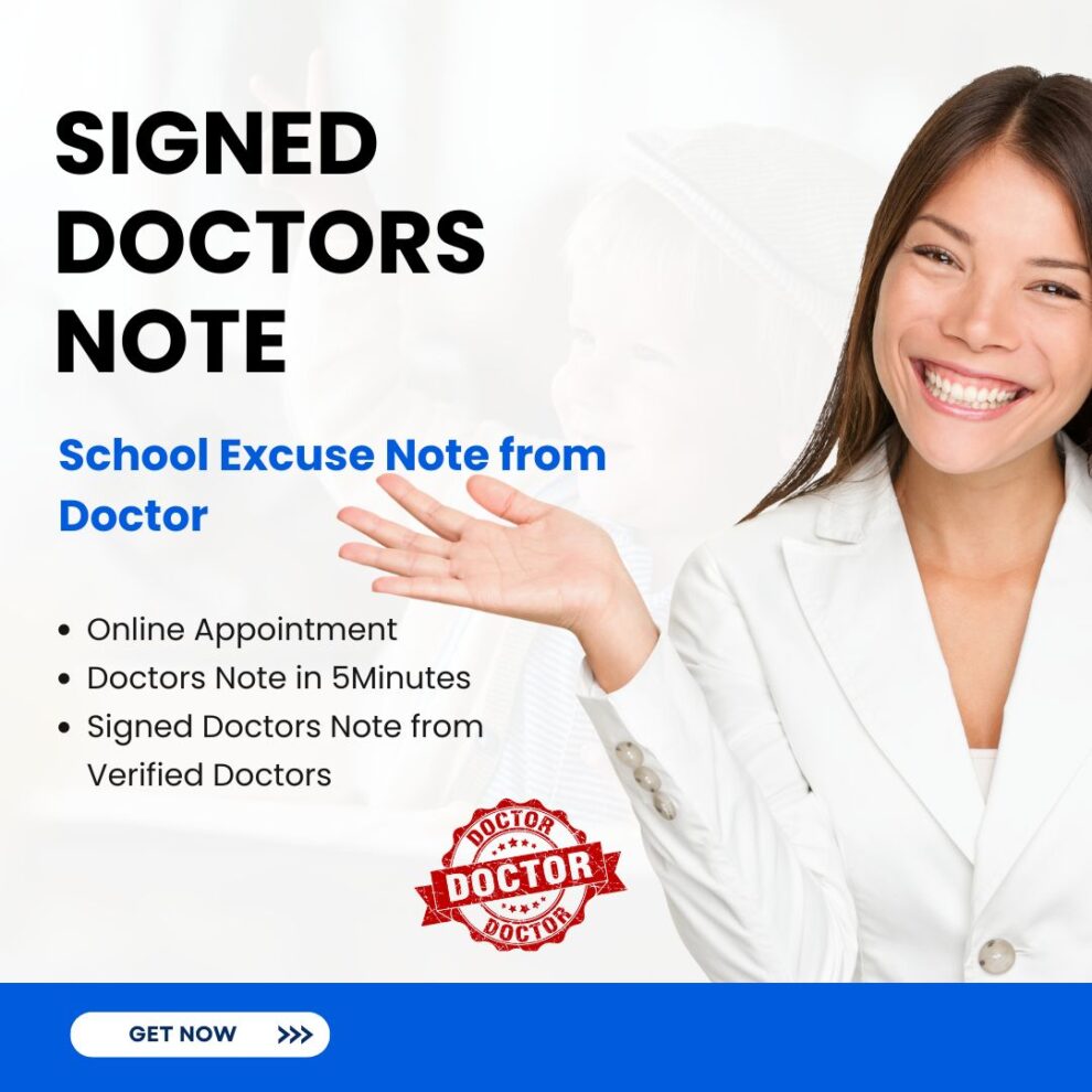 School Excuse Note from Doctor Template Sample