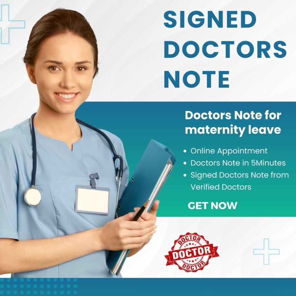 Doctors Note for Maternity Leave Template Printable PDF